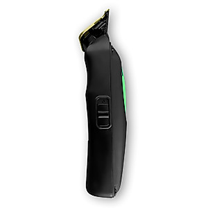 TPOB Troll with Psycho Blade Gold Professional Barber Trimmer 7000 RPM Super Torque Motor Perfect for Professional Haircuts and Beard Trims (Black/Green Trimmer)