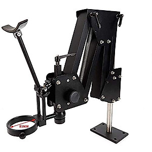 Micro Inlaid Mirror Spring Stand Multi-Directional Microscope Binocular Stereo Zoom Micro Inlaid Mirror Spring Bracket Micro-Setting Microscope Jewelry Making Tool (Only Stand（85mm）)
