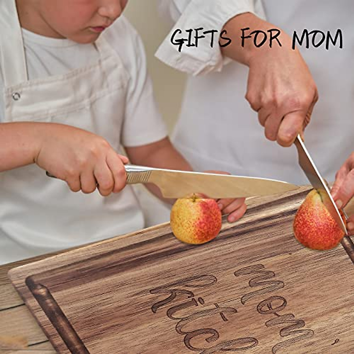 Mothers Day Gifts from Daughter,Gifts for Mom,Birthday Gifts for Mom Unique Cutting Board,Great Mom Gifts from Daughter Son Kids Husband