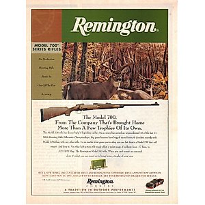 Print ad: 1997 Remington Model 700 Series Rifles