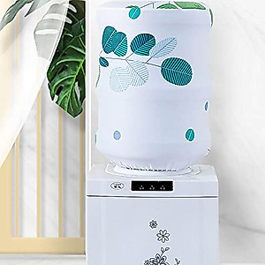 Water Dispenser Barrel Cover for 5 Gallon Water Bottle, High Stretchy Fabric Water Bucket Dust Protector Covers, Reusable Elastic Protective Cover for Hot & Cold Water Dispensers Bottles