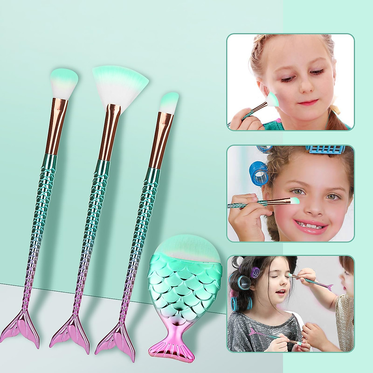 Makeup Brush Set 11Pcs Eye Makeup Brushes, Eyeshadow Concealer Eyeliner Brow Blending Brush Tool