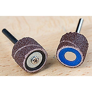 Katzco 51 Piece Drum Kit - 45 Sanding Bands, 6 Mandrills - Fits Any Drill - for Rotary Tools, Die Grinder, Power Drills, Carpenters, Woodworking, Paint, Sanding Surfaces and Finishing Jobs