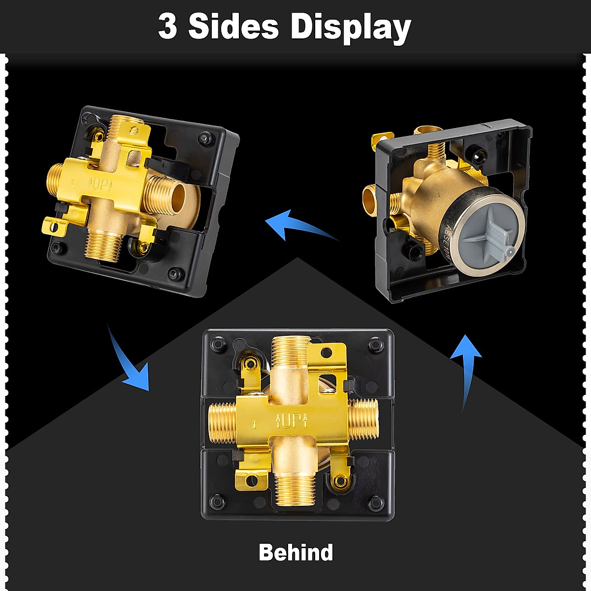 WIRELEL R10000-UNBX Compatible with Faucet Universal Tub and Shower Valve Body for Tub Trim Kits, Shower Flow Control Valves Replacement