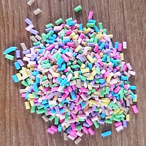 TACOMEGE Christmas Fake Candy Sprinkles for Resin / Slime / Crafts, Simulated Sweet Sugar for Play Food … (Color-2)
