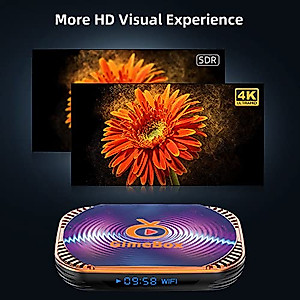 Android 11.0 Amlogic S905X4 4GB 64GB Support LAN 1000M MXIII Pro 2.4G 5G Dual WiFi BT 4.0 TV Box S905X4 chipset Support 8K 4K 3D Ultra HD