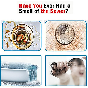 Generic Silicone Drain Hair Catcher, Silicone Hair Stopper Shower Drain Covers, Durable Kitchen Sink Drain Strainer for Bathtub Kitchen Sink and Washbasin Pack of 3, Blue+pink+green