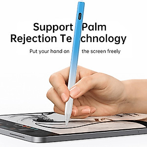 Stylus Pen for Apple iPad 13/12.9/11-inch, iPad Air M2 2024 for 13/11-inch, iPad Pro Pencil 3/4/5/6th Generation, iPad 10th-6th Gen, Compatible (2018-2024) with Fast Charging & Palm Rejection