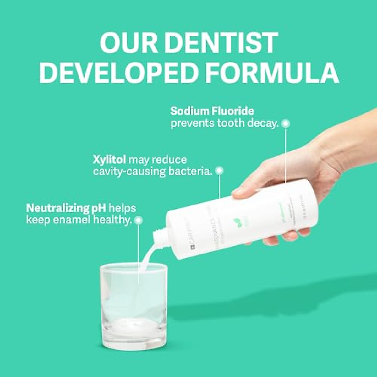 CariFree Maintenance Rinse, Mint, Anti-Cavity Fluoride Mouthwash, Formulated Oral Rinse, Dentist Recommended, Prevent Cavities, Freshen Breath, Alcohol Free, Neutralize pH (Previously CTx3 Rinse)