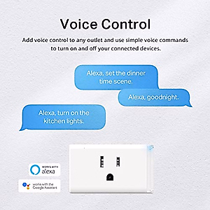 Kasa Smart Plug Power Strip & Kasa Smart Plug, WiFi Outlet Compatible with Alexa, Echo and Google Home, No Hub Required, Remote Control, 12 Amp, UL Certified, 2-Pack (HS103P2)