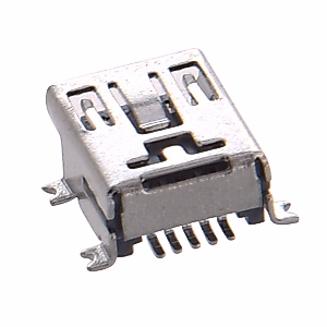 bnafes 10 Pcs Mini USB Type B Female Port 5-Pin 180 Degree SMD SMT PCB Jack Socket