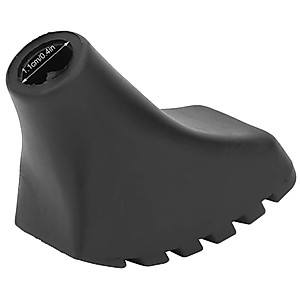 RiToEasysports 10Pcs Walking Stick Pad PVC Lightweight Trekking Pole Replacement Tips with 11mm Interface Inner Diameter