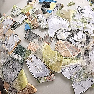 14" BLACK ONYX GEMSTONE GLOBE with Silver Stand