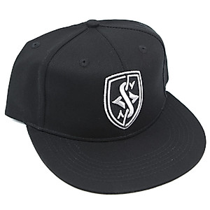 Rotary13B1 Silvia Logo - Baseball Hat - Black Flat Brim