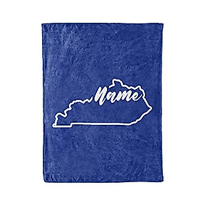 State Pride Series Kentucky - Personalized Custom Fleece Blankets with Your Family Name - Celebrate United States