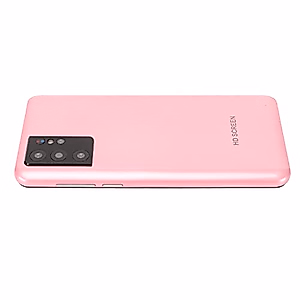 LEYT 5 Inch Pink Smartphone Micro USB 5MP Front 8MP Rear 2.4G 5G 2GB RAM 16GB ROM Mobile Phone Pink 100-240V Face Recognition for Work (US Plug)