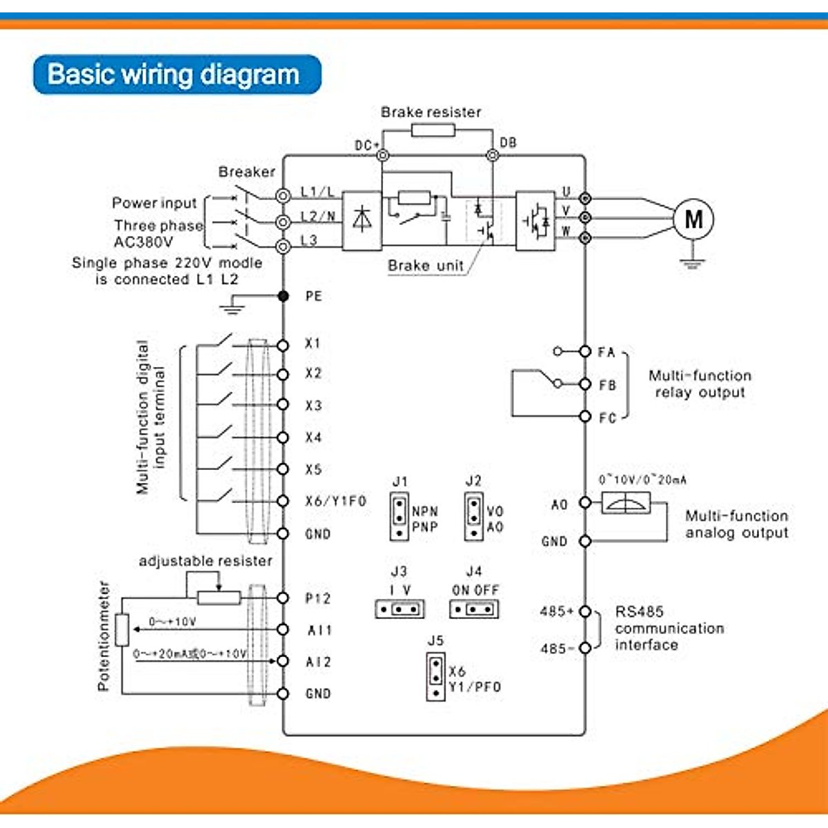 RATTMMOTOR CNC Spindle Motor Kit 220V, 2.2KW Air Cooled Spindle Motor Square Spindle Motor ER20+2.2KW VFD Inverter 220V Variable Frequency Drive Single to 3 Phase Converter for CNC Router Machine