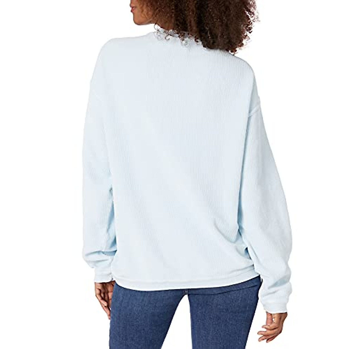 Charles River Apparel womens Camden Crew Neck Sweatshirt, Chambray, Medium US