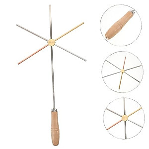 SOESFOUFU Conductometer Conductivity Thermal Conductivity Demonstrator Thermal Conductor Meter Physics Equipment School Teaching Tool Experiment Tool Aluminum Conductivity Demonstrator Brass