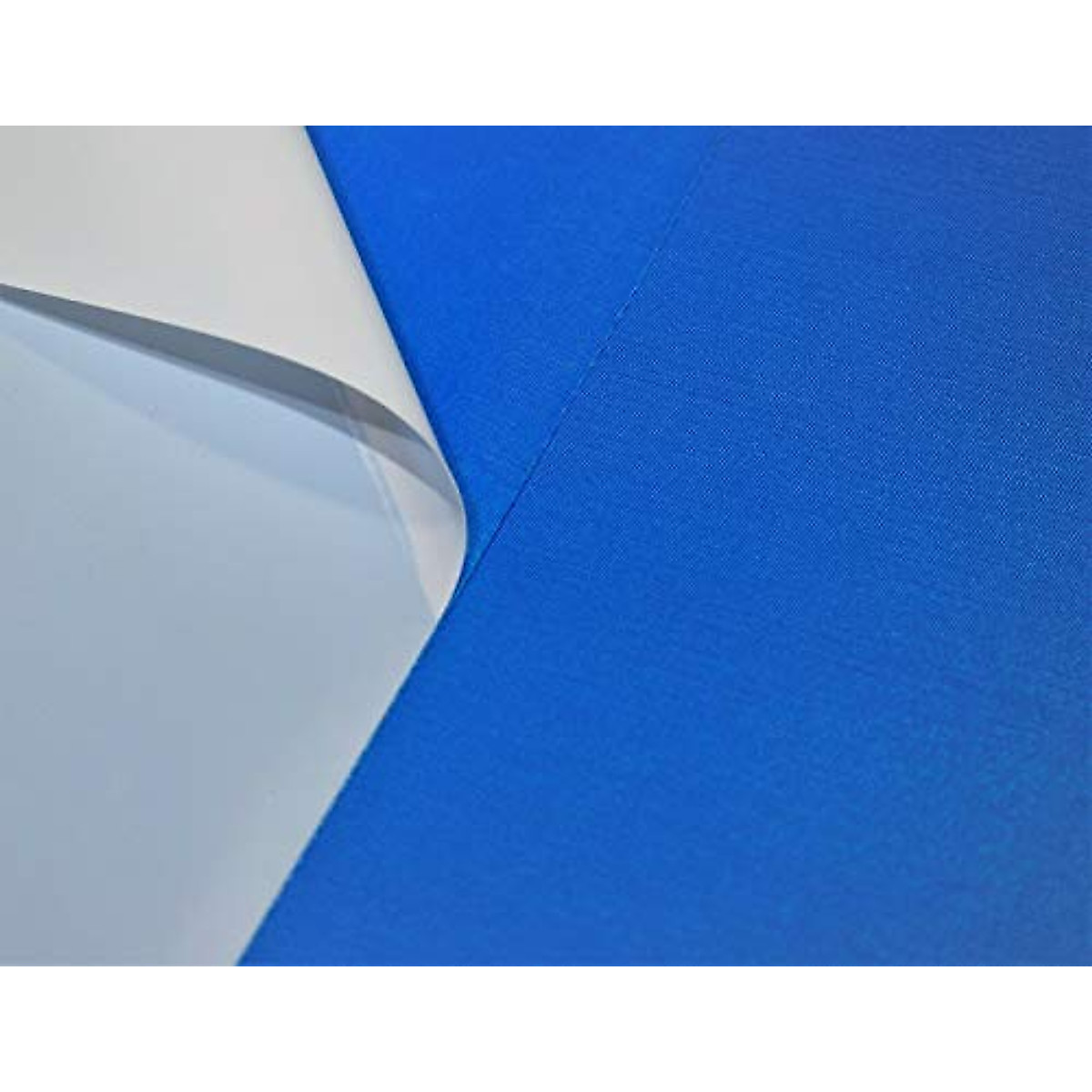 USA Fabric Store Process Blue Adhesive Poly Pro Twill Jersey Sportswear Apparel Applique Craft Fabric 50" Wide by The Yard