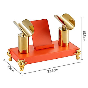 YFZMD Ktv Table Supplies Full Set of Fruit Plate Ice Bucket Microphone Holder Toothpick Cup Tissue Box Stainless Steel