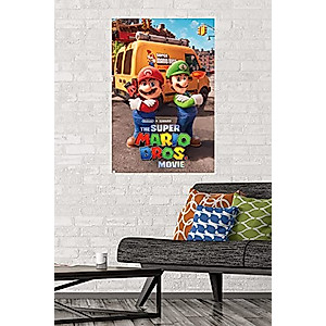 Trends International The Super Mario Bros. Movie - Brooklyn Key Art Wall Poster, 22.375" x 34", Premium Unframed Version