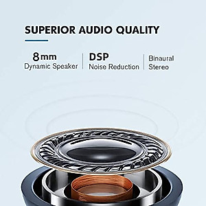 D80 Bluetooth 5.0 Headset Wireless Headset LED Indicator Stereo Sports Headset (Black)