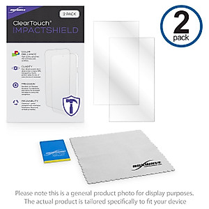 BoxWave Screen Protector Compatible with Ecobee SmartThermostat - ClearTouch ImpactShield (2-Pack), Impenetrable Screen Protector Flexible Film