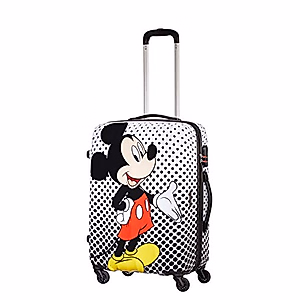 American Tourister Hand Luggage, Multicolour (Mickey Mouse Polka Dot), 65 Centimeters