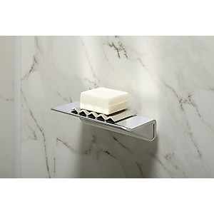 Kohler K-97621-SHP 97621-SHP CHOREOGRAPH 7 Floating Shelf, Bright Polished Silver