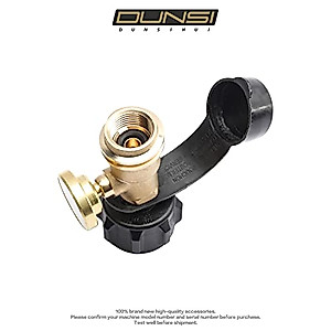 DUNSIHUI Universal Propane Tank Gauge Level Indicator Gas Pressure Meter Leak Detector Replacement Compatible with BBQ/Gas Grill/RV Camper/Cylinder/Heater Appliances with QCC1/Type1 Connection