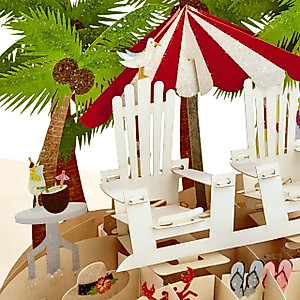 Hallmark Signature Paper Wonder Pop Up Anniversary Card (Beach)