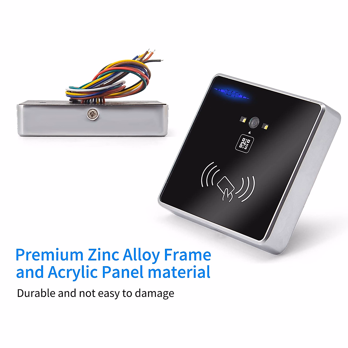 HUIOP Embedded 1D 2D Barcode Scanner QR Bar Code RFID Card Reader Wiegand Connection Self-Induction for Gate Machine Tickets Checking Mobile Screen,Qr Code Scanner, Black