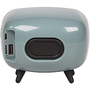 Crosley CR3039A-TN Rondo Retro Portable Rechargeable Bluetooth Speaker, Tourmaline