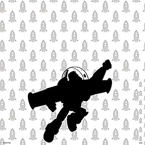 Skinit Decal Gaming Skin Compatible with PS4 Console - Officially Licensed Disney Toy Story Buzz Lightyear Silhouette Design