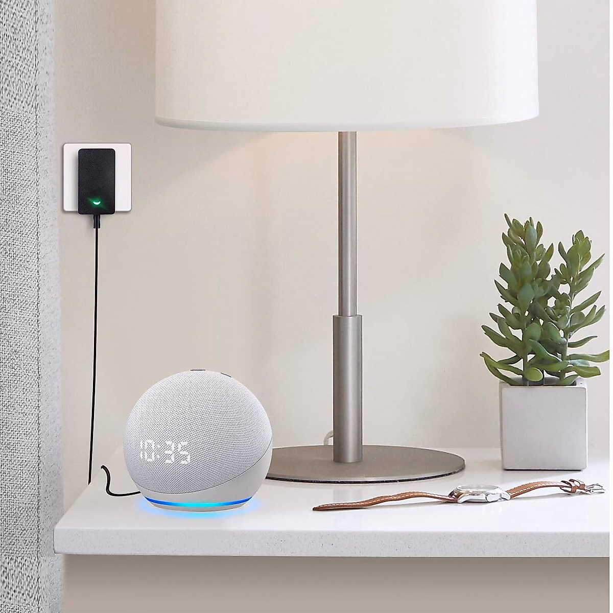 Power Adapter Replacement for Alexa Show 5 1st Gen / 2nd Gen, Alexa Dot 3rd Generation - Power Cord Charger