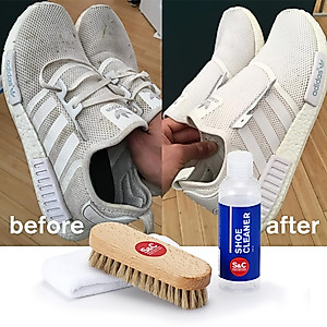 Travel Sneaker Cleaner Kit - Premium 3.5oz Shoe Cleaner Sneakers Kit for Leather, Suede, Nubuck and Whites