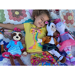 PLUSHIBLE BRIDGING MILES WITH SMILES Soft Baby Doll Unicorn - Plush Rag Doll with 2 Clothing Sets, My First Plush for Girls, Babies & Infants, Soft Baby Stuffed Toy - White Or Cream, 18" Unicorn