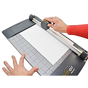 Westcott TrimAir 12-Inch Titanium Bonded Rotary Paper Trimmer (15482)