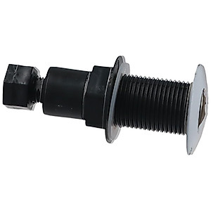 iuniq Bath Switch Tub 25mm Long Term Use ABS Garbage Processor Bright Chrome Plating Black Air Pressure Pressure Switch
