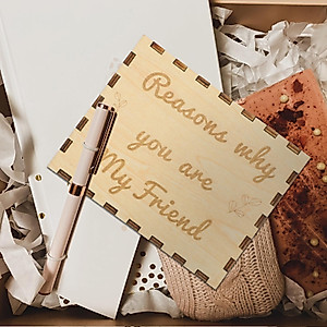 NOLITOY Personalized Sentimental Box Reasons Why You Are My Best Friend Cute Birthday For Her Women Friendship & Bestie