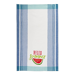 DII Watermelon Collection Kitchen, Dishtowel Set, Hello Summer 3 Piece