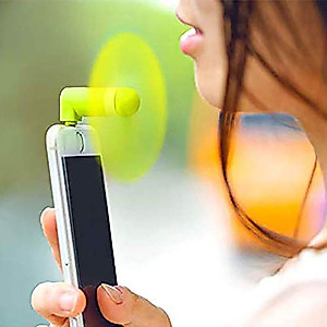 ULBTER Type USB C Phone Fan Mini Fan Appliable for Samsung Galaxy S20 S20+ S10 S9 S9+ S8 S8+ ,Note9 8 Note 7,A20 A20s A10e A9s A8s A6 A6s, for LG V40 V35 V30 V20 Stylo 5 4
