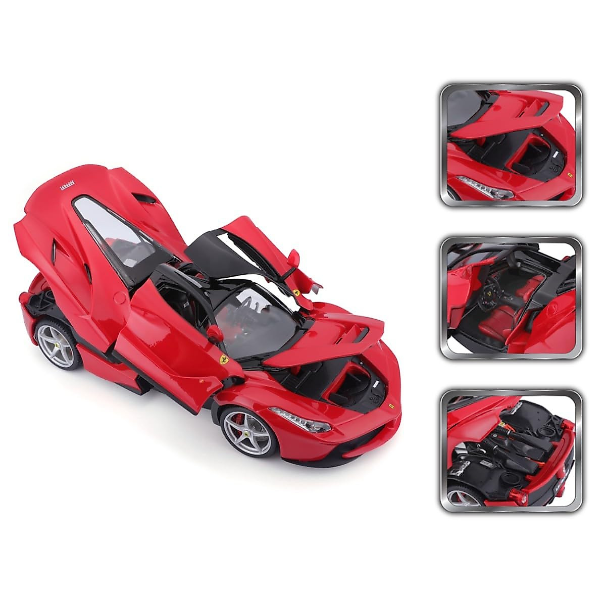 HTLNUZD 1/18 Alloy Racing Car for Ferrari LaFerrari F70 Signature Series Static Die Cast Simulation Model Car Gift