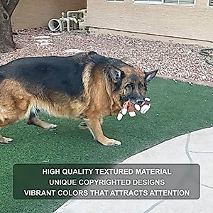 Jalousie 5 Pack Tough Plush Animal Dog Toys Assortment Value Bundle Dog Squeaky Toys Assortment Puppy Pet Mutt Dog Toy Dog Squeak Toy for Medium Large Dogs (5 Pack Dots)