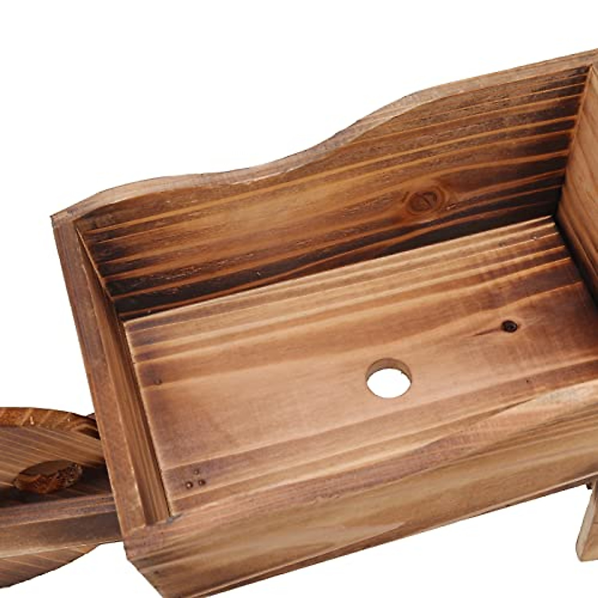 Creative Cart Plants Flower Pot for Succulent Plants, Rustic Wooden ...