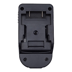 Batfrtols Adapter for Bauer 20v Max Cordless Tools, Compatible with De Walt 20v Max Batteries & Hercules 20v Max Battery, Adapter Only, Black, 1 Pack