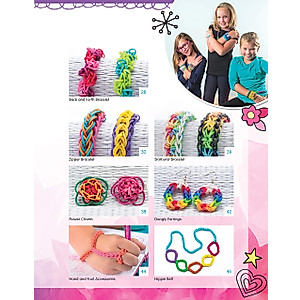 Totally Awesome Rubber Band Jewelry: Make Bracelets, Rings, Belts & More with Rainbow Loom (R), Cra-Z-Loom (TM), or FunLoom (TM) (Design Originals) 12 Creative Step-by-Step Projects for Hours of Fun