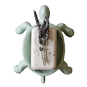 Creative Co-Op Cast Iron Turtle Soap Dish