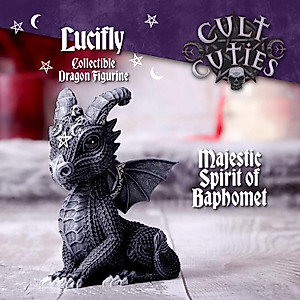 Nemesis Now Cult Cuties Adorable Occult Figurines, Bewitching Evil Spirit Creatures, Hand-Painted, Resin - Lucifly